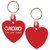 Custom Soft Squeezable Key Tag - Heart | Pens.com